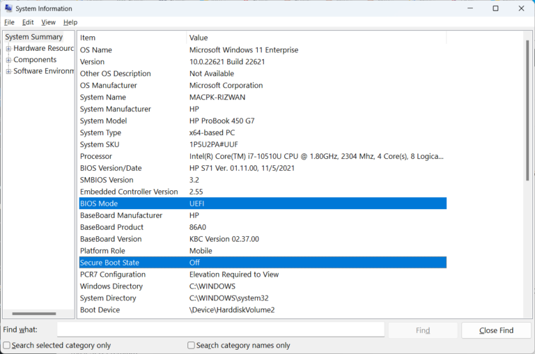 Check Secure Boot Status On Windows 11 With 5 Methods Rizwan Ranjha