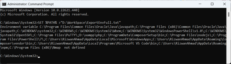 List All Environment Variables From the Command Line | Rizwan Ranjha List All Environment Variables From the Command Line | Rizwan Ranjha